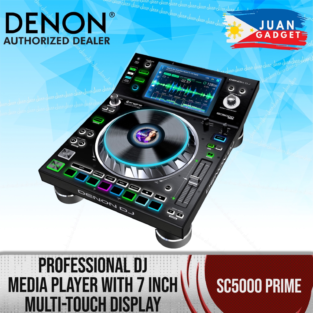 Denon DJ SC5000 Prime - Professional DJ Media Player with 7" Multi ...