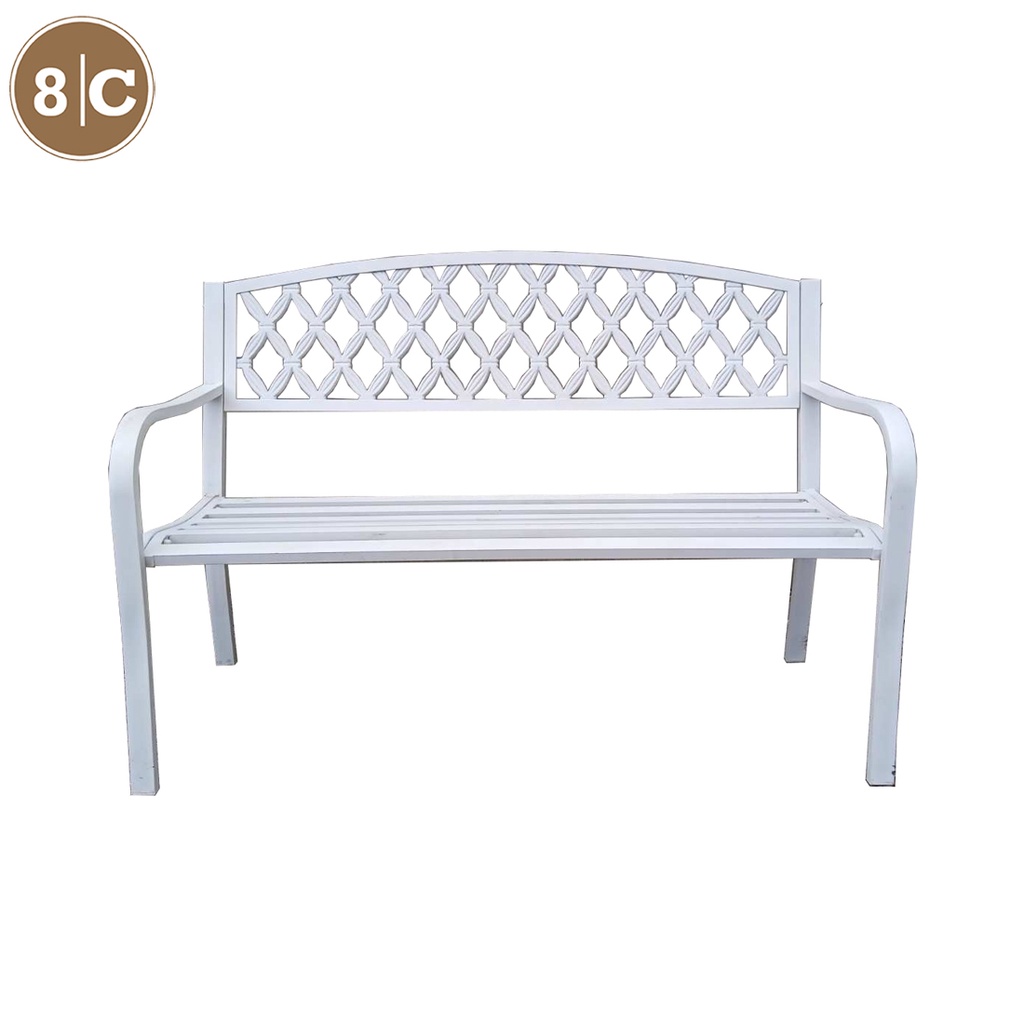 8C Olio Outdoor Bench (White) | Shopee Philippines