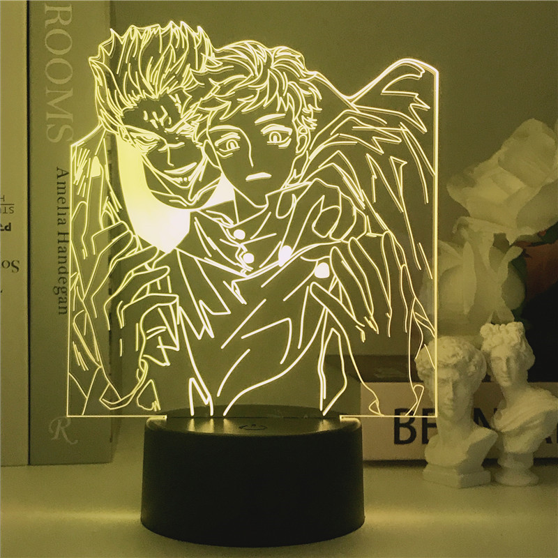 JUJUTSU KAISEN 3D Lamp Night Lights Anime USB Lighting LED Gojo Satoru ...
