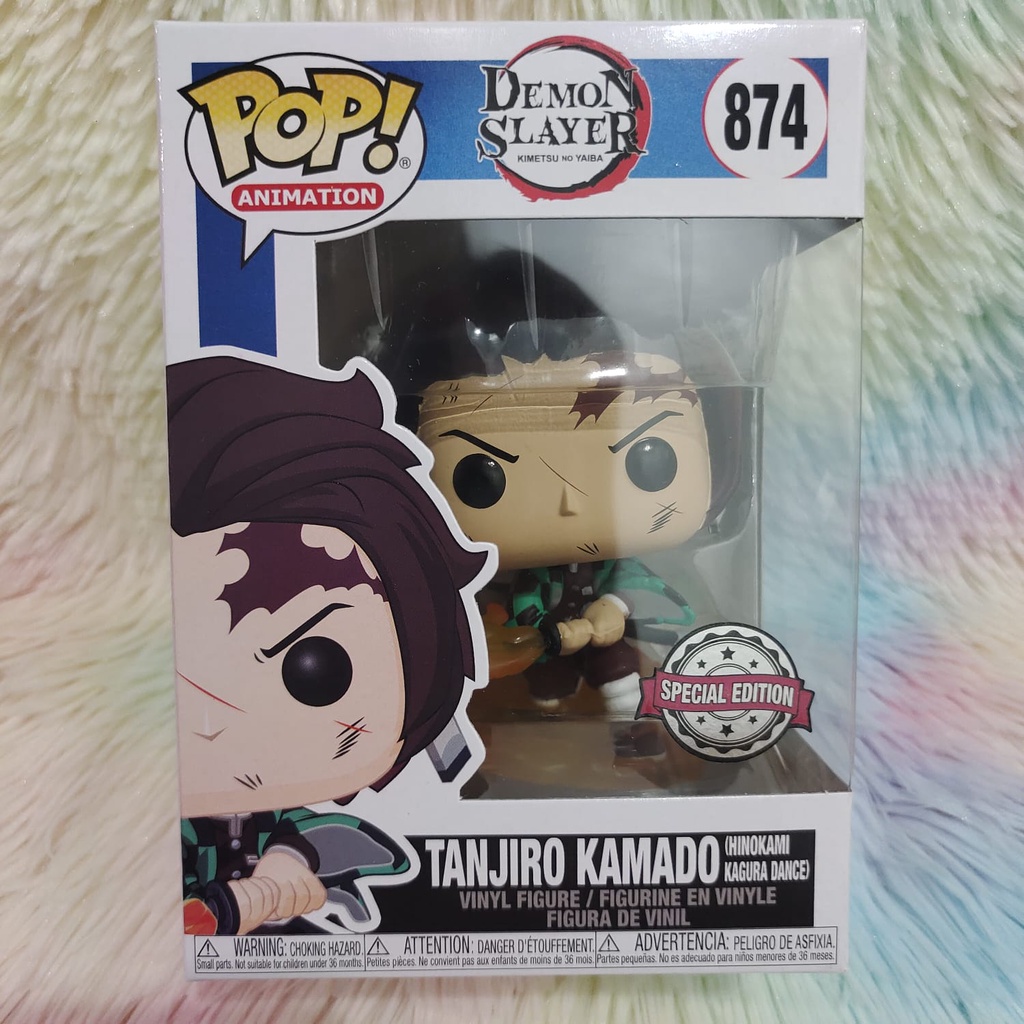 Funko Pop - Tanjiro Kamado with Flame sword (SE) - Regular and CHASE ...