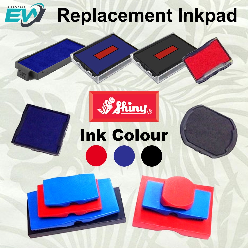 Shiny Ink Pad / Cartridges Refill for Self Inking Stamps S300,S510,S722 ...