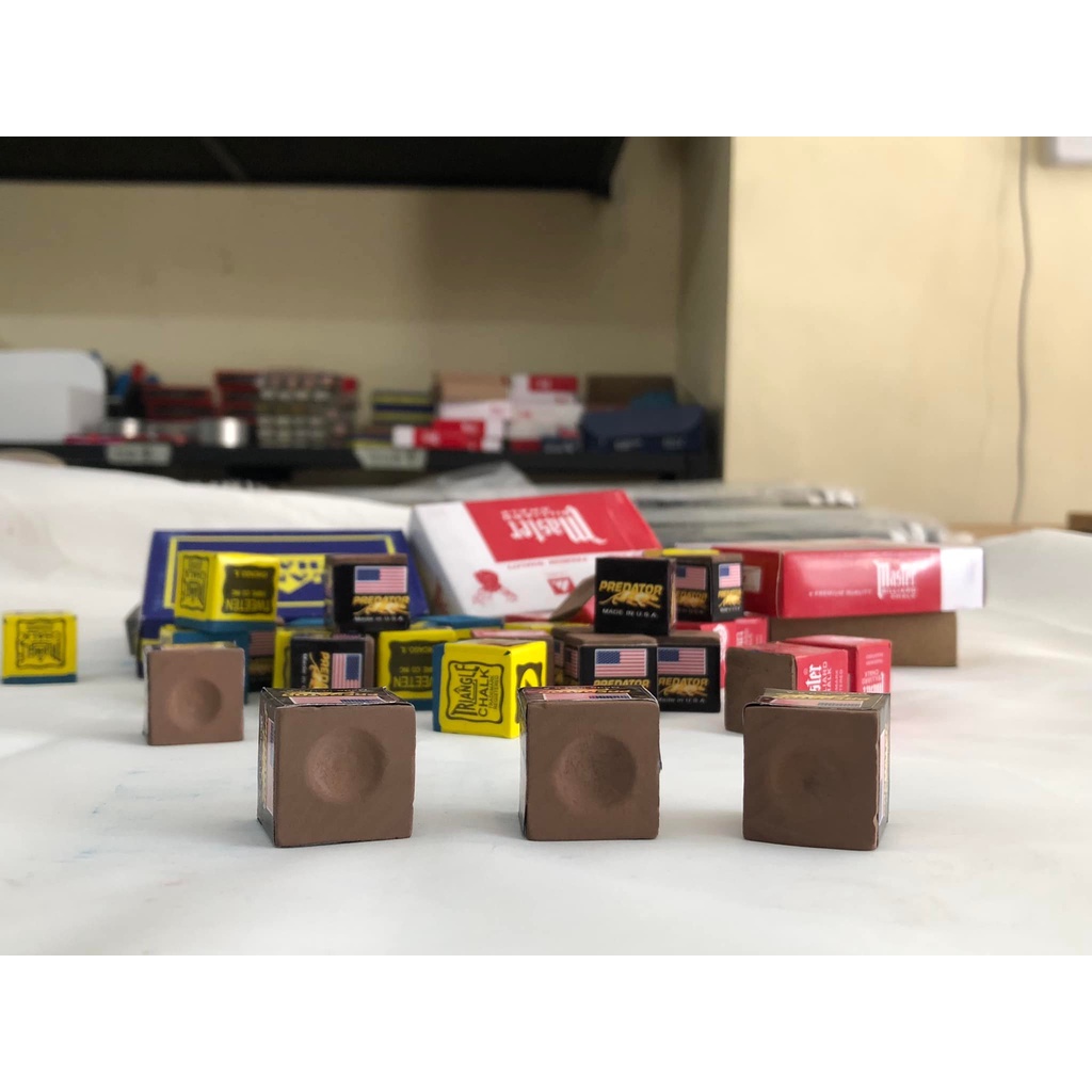 3 pcs. Predator Billiard cue chalk / Tisa sa tako ng bilyaran / COD ...