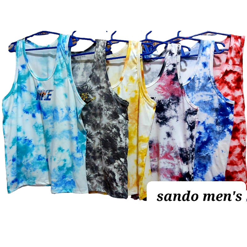3pcs SANDO MEN'S CAN FIT UP TO LARGE ASSORTED PRINTS | Shopee Philippines
