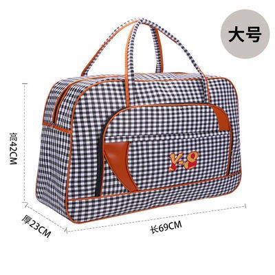 Preppy Style Pink Travel Shoulder handbag women Beg Perjalanan Ultra ...