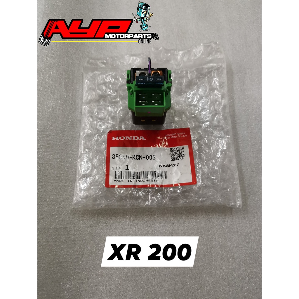 Genuine Starter Relay - XR200 (35850-KCN-003) | Shopee Philippines