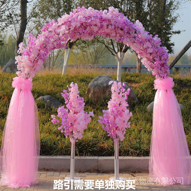 home lifeNew Wedding Cherry Blossom Flower Door Flower Stand the Door ...