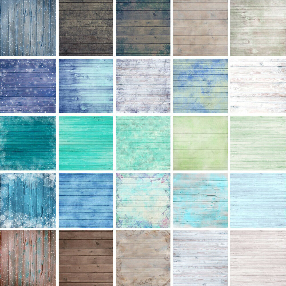5x5/5x3/7x5ft Wood Plank Floor Background Cloth Photography Backdrop ...
