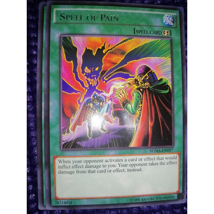 Spell of Pain Yugioh [CLASS A] | Shopee Philippines