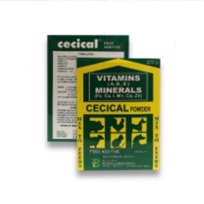 Cecical Powder Vitamins Feed Additive 200grams | Shopee Philippines