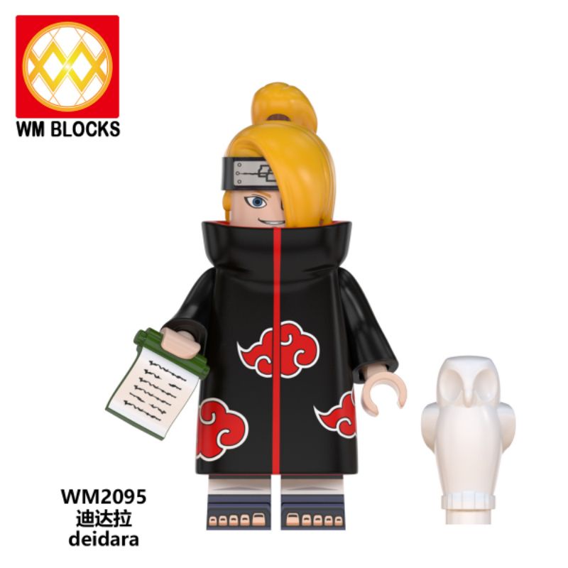 Naruto minifigure toy wm2095 deidara akatsuki lego ninja bootleg anime ...