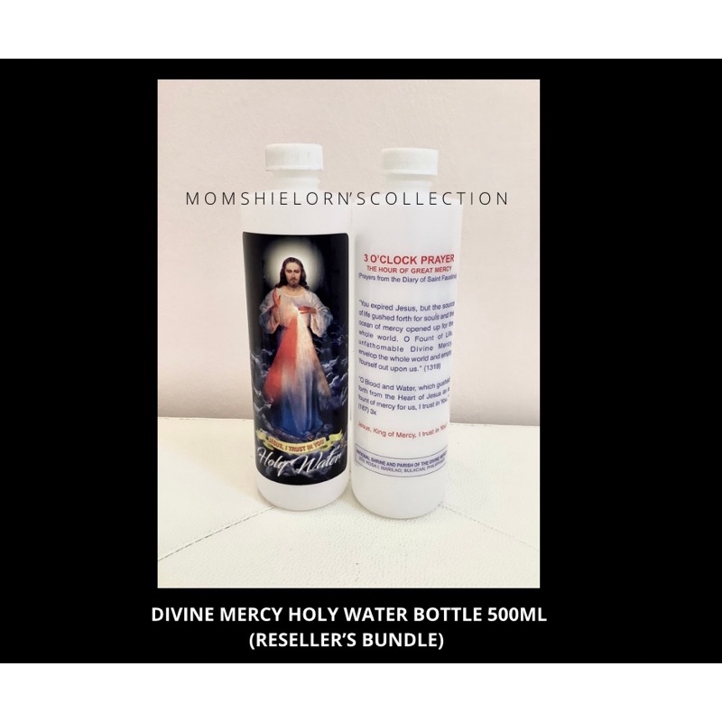 Divine Mercy Holy Water Bottle 250- 500ml (WHOLESALE) | Shopee Philippines