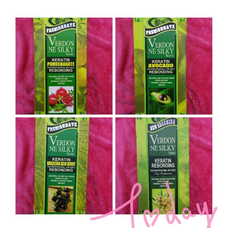 VERDON KERATIN REBONDING A&B 800ML×2 | Shopee Philippines
