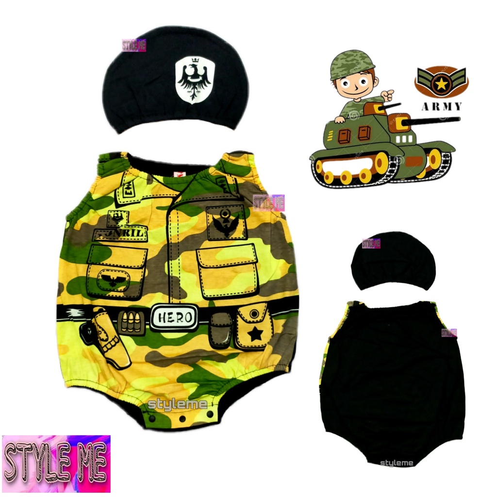 Militaryy Onesies Career Costume Overall Romper Cosplay Roleplay ...