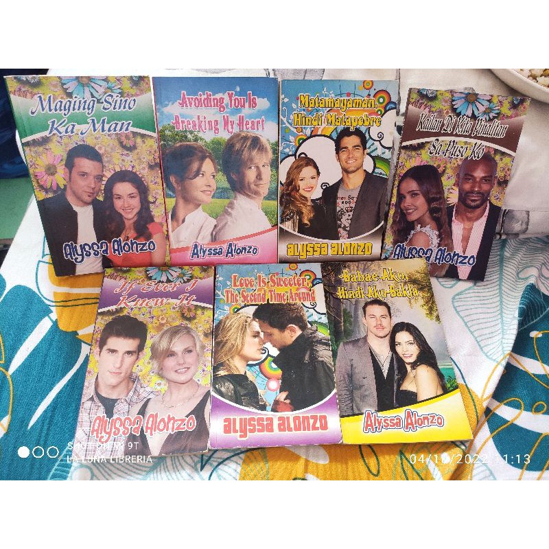 BUNDLE Alyssa Alonzo TAGALOG POCKETBOOK | Shopee Philippines