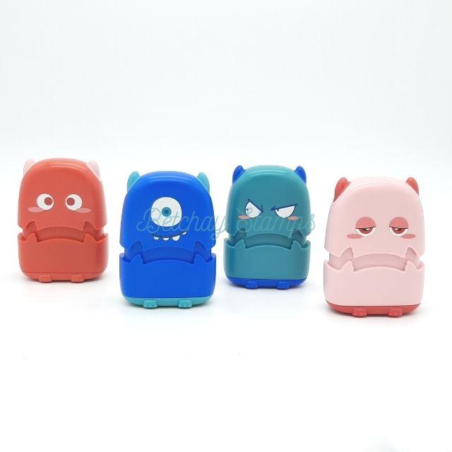 Betchay Stamp!!! Super Cute Monster Self Inking School Stamps! | Shopee ...
