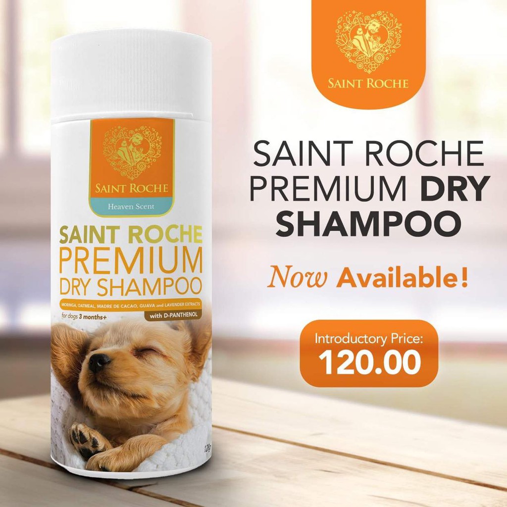 Saint Roche Premium Dry Dog Shampoo 128g | Shopee Philippines