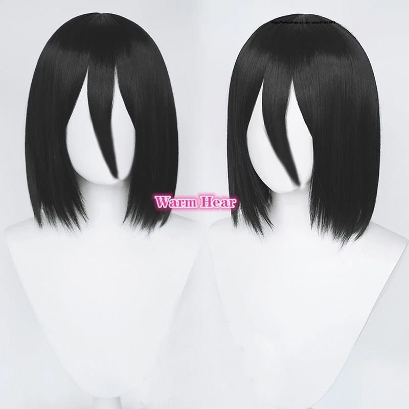 Misscoo Bungo Stray Dogs Fyodor D Dostoevsky Short Black Cosplay Wigs ...