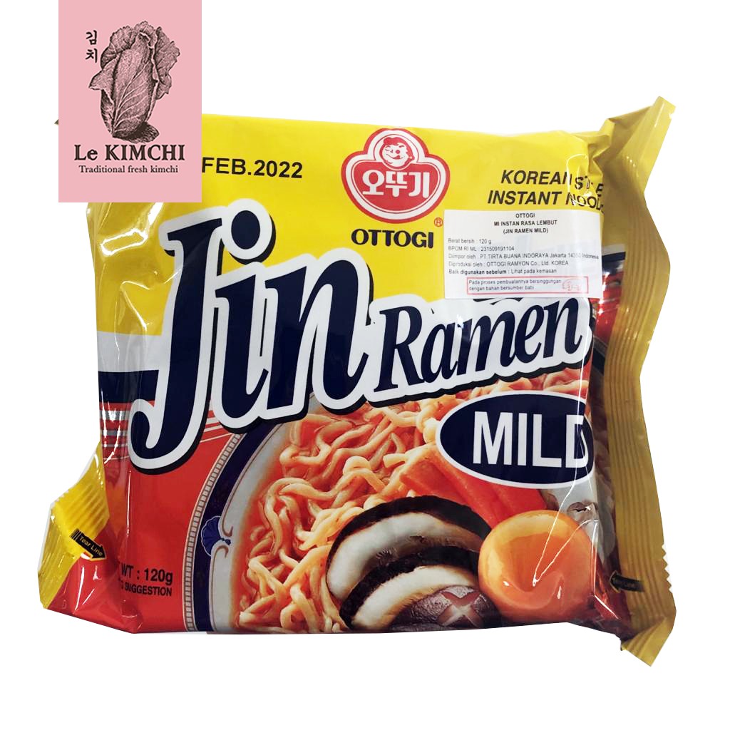 Ottogi Jin Ramen Mild - Jin Ramyun Korean Instant Noodles | Shopee ...