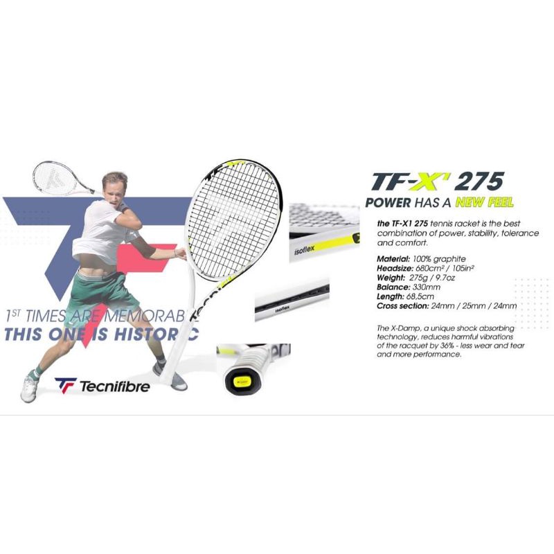 Tecnifibre TF X1 275 T/R | Shopee Philippines