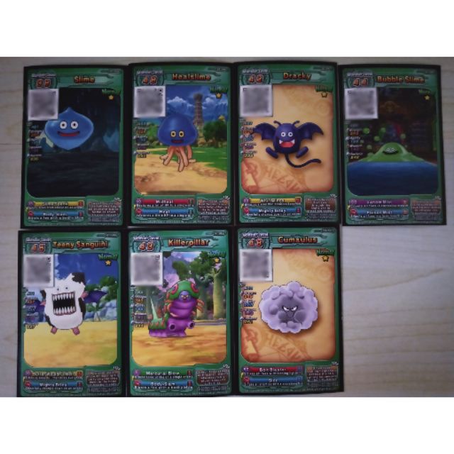 Dragon Quest 1star Monster Cards set (season1) | Shopee Philippines