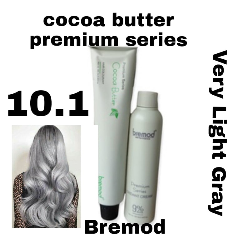 BREMOD SERIES COCOA BUTTER HAIR COLOR WITH OXIDIZER (10.1 VERY LIGHT ...
