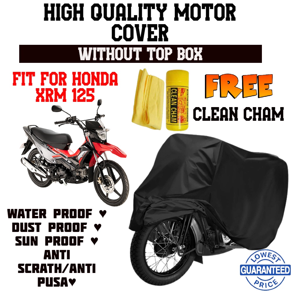 TP Motor Cover For HONDA XRM 125 | Water Proof Cover With Free Clean ...