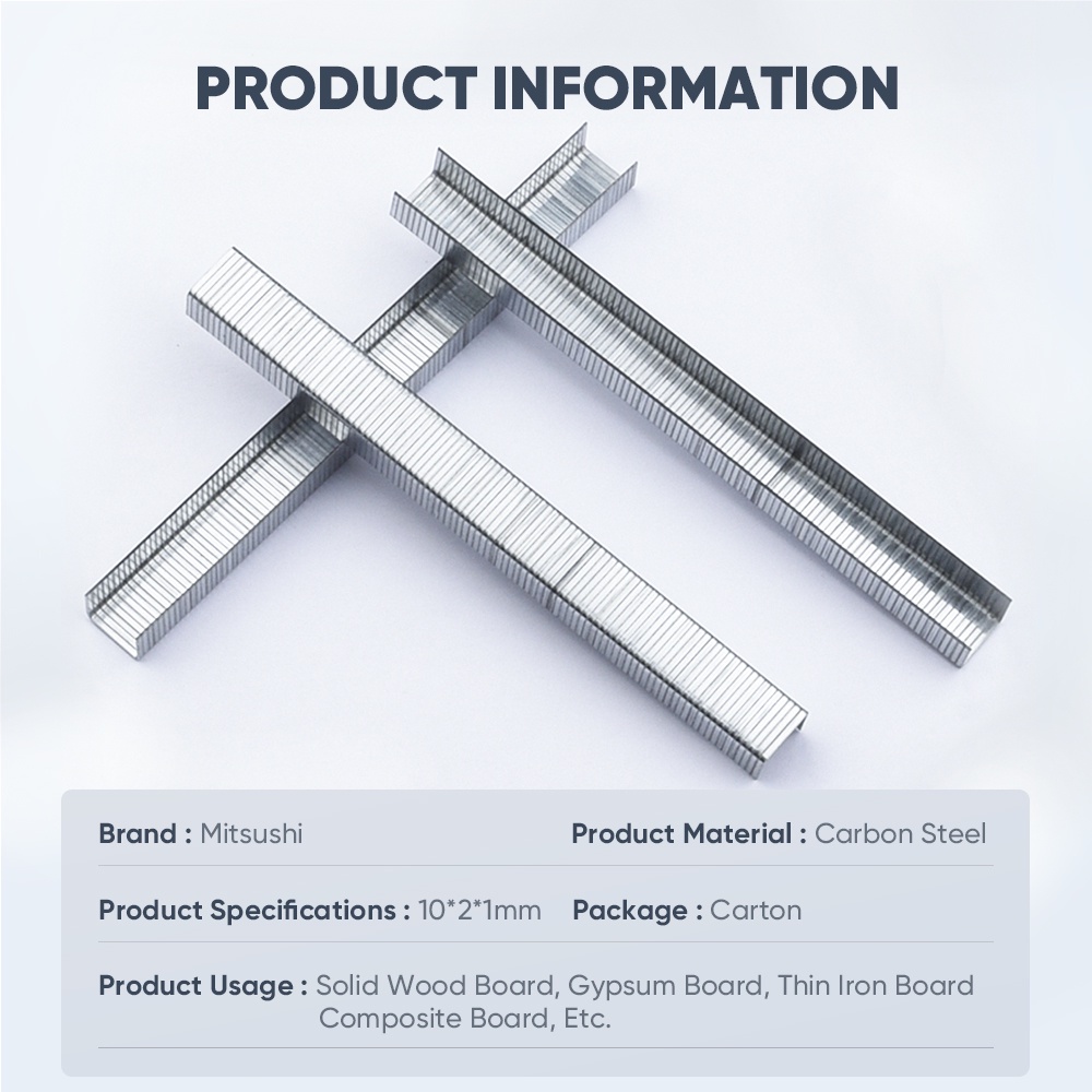 Mitsushi 2400PCS Gun Tacker Staple Wire Refill (10*8mm) | Shopee ...