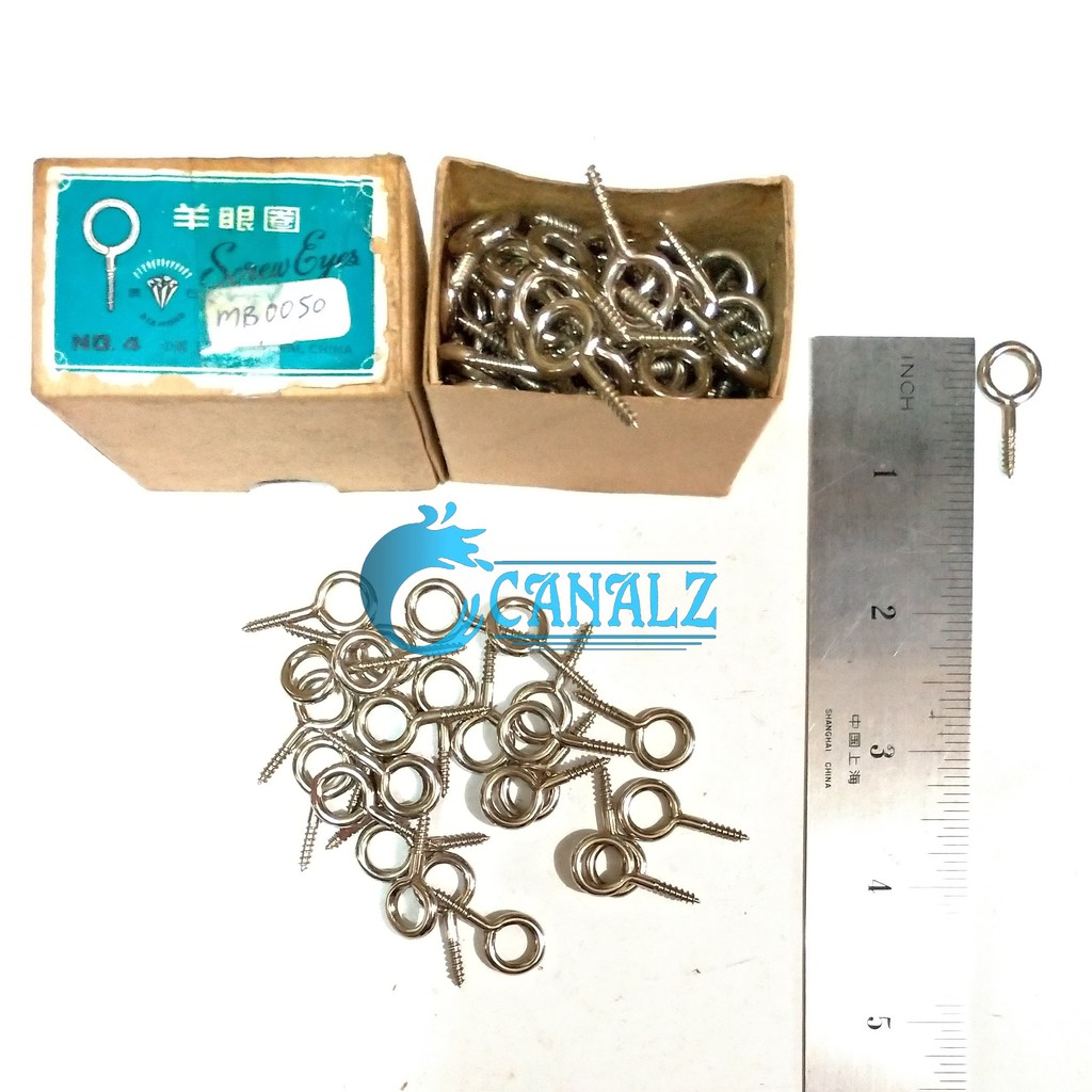 MATA Close Eye Screw No. 4 - Hanging Screw 2.5cm Bird Link Question ...