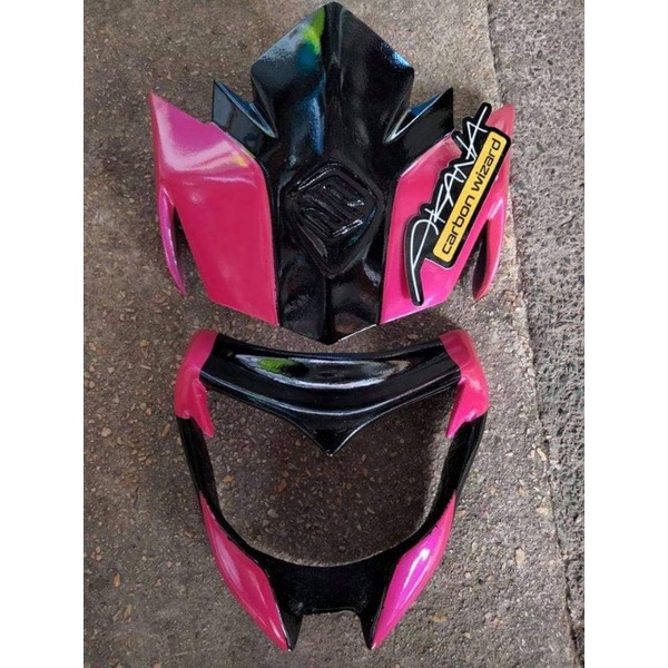 Mask and Visor/Glossy for Suzuki Smash115 (Very nice and good quality ...