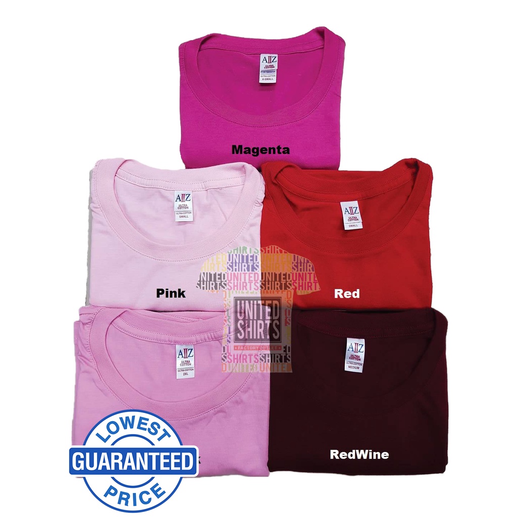 AIIZ / A2Z Ultra Cotton Plain Shirt UNISEX | Shopee Philippines