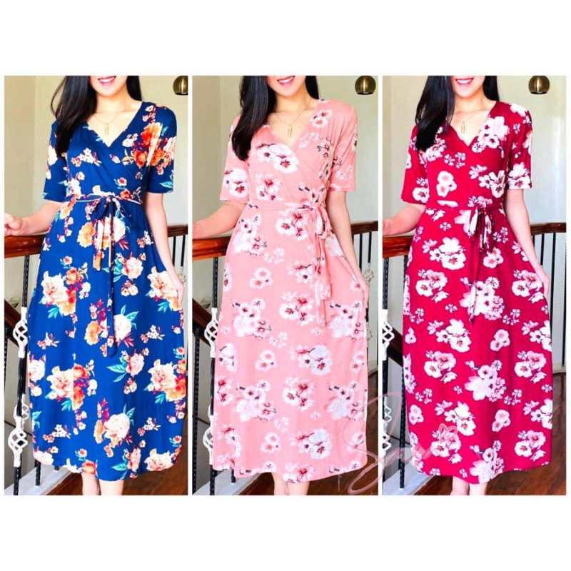 SASA summer OOTD maxi dress breastfeed nursing duster pregnant mommy ...