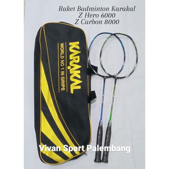 Karakal Z Hero 6000 / Z Carbon 8000 Badminton Racket | Shopee Philippines