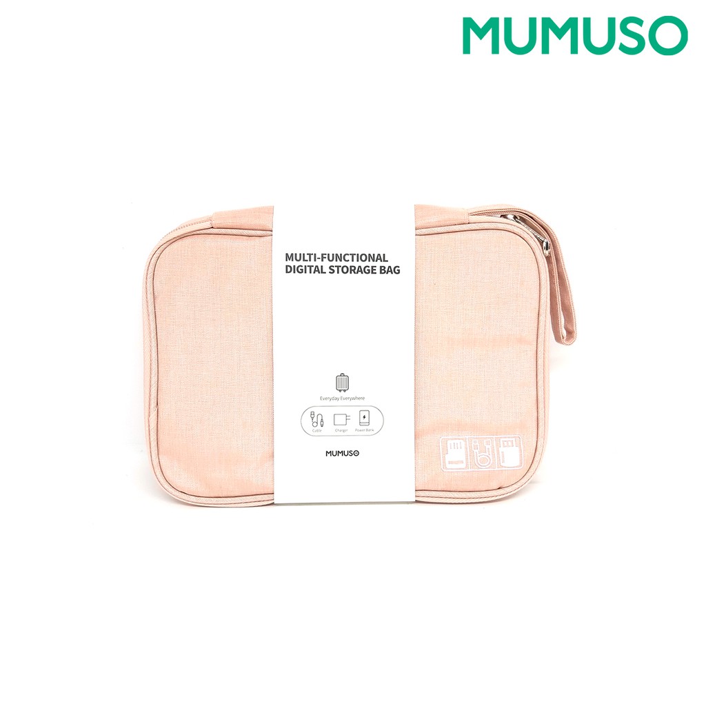 MUMUSO Multi-Functional Digital Storage Bag-Pink | Shopee Philippines