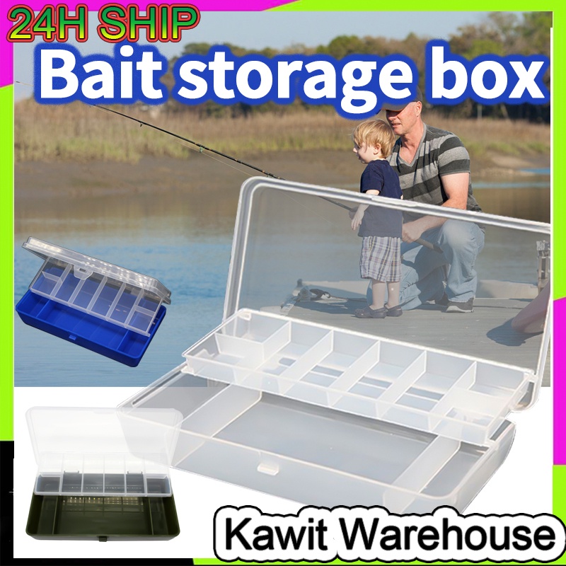 Transparent Fishing Tackle Box Fishing Lures Kit Fishing Tackle Small ...