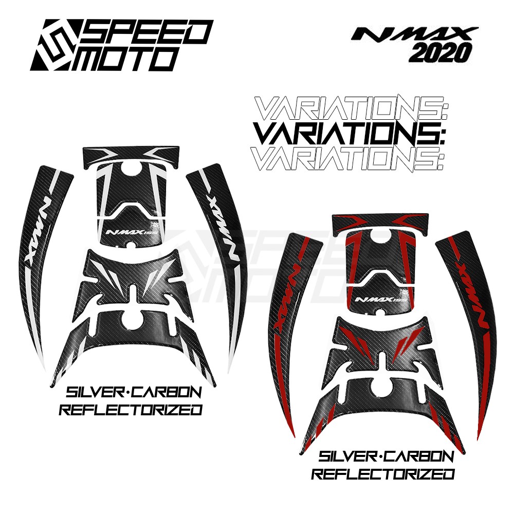 NMAX 2020 NAMX 2021 6D GEL TYPE TANK PAD FISHBONE CARBON PROTECTOR ...