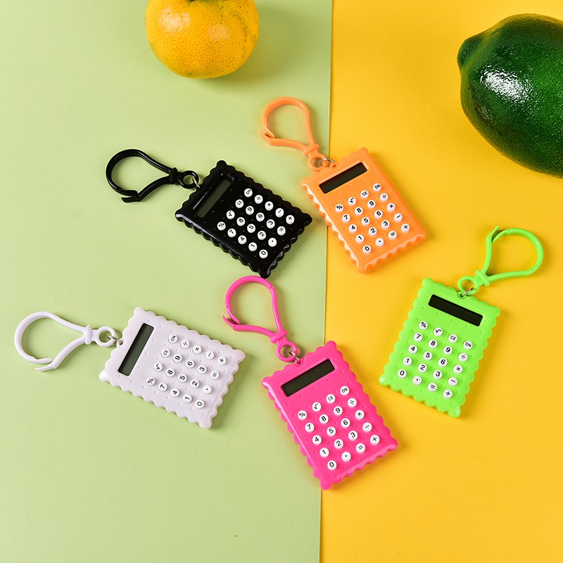 Plastic Casing 8 Digits Electronic Mini Calculator Keychain | Shopee ...