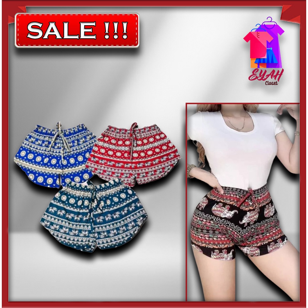 SET OF 3 BOHO DOLPHIN SHORT FOR ADULTS | Shopee Philippines