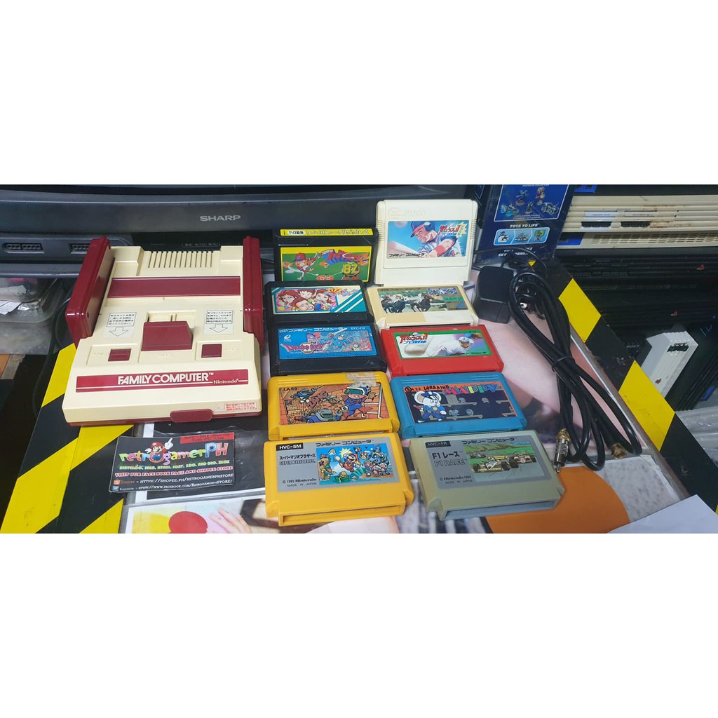 #2 Original Nintendo Family Computer (1983 release) with free 10 Game ...