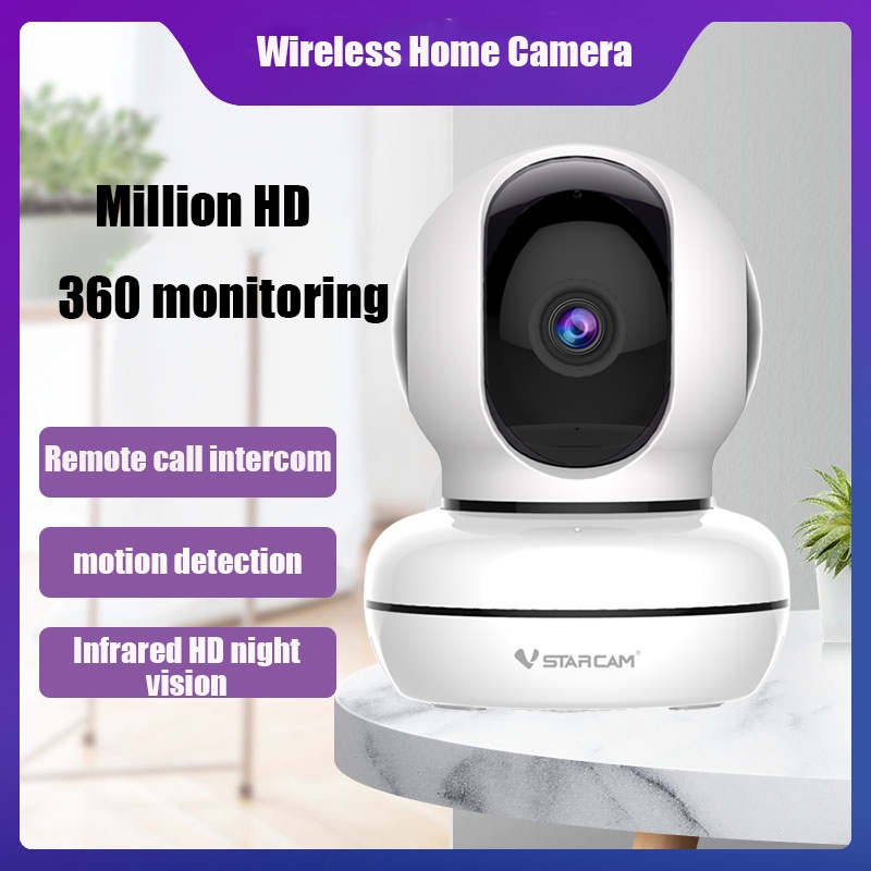 VStarcam 3MP Security Camera1296P FHD IP Camera Wifi Intercom IR Night Vision Pan/Tilt App ...