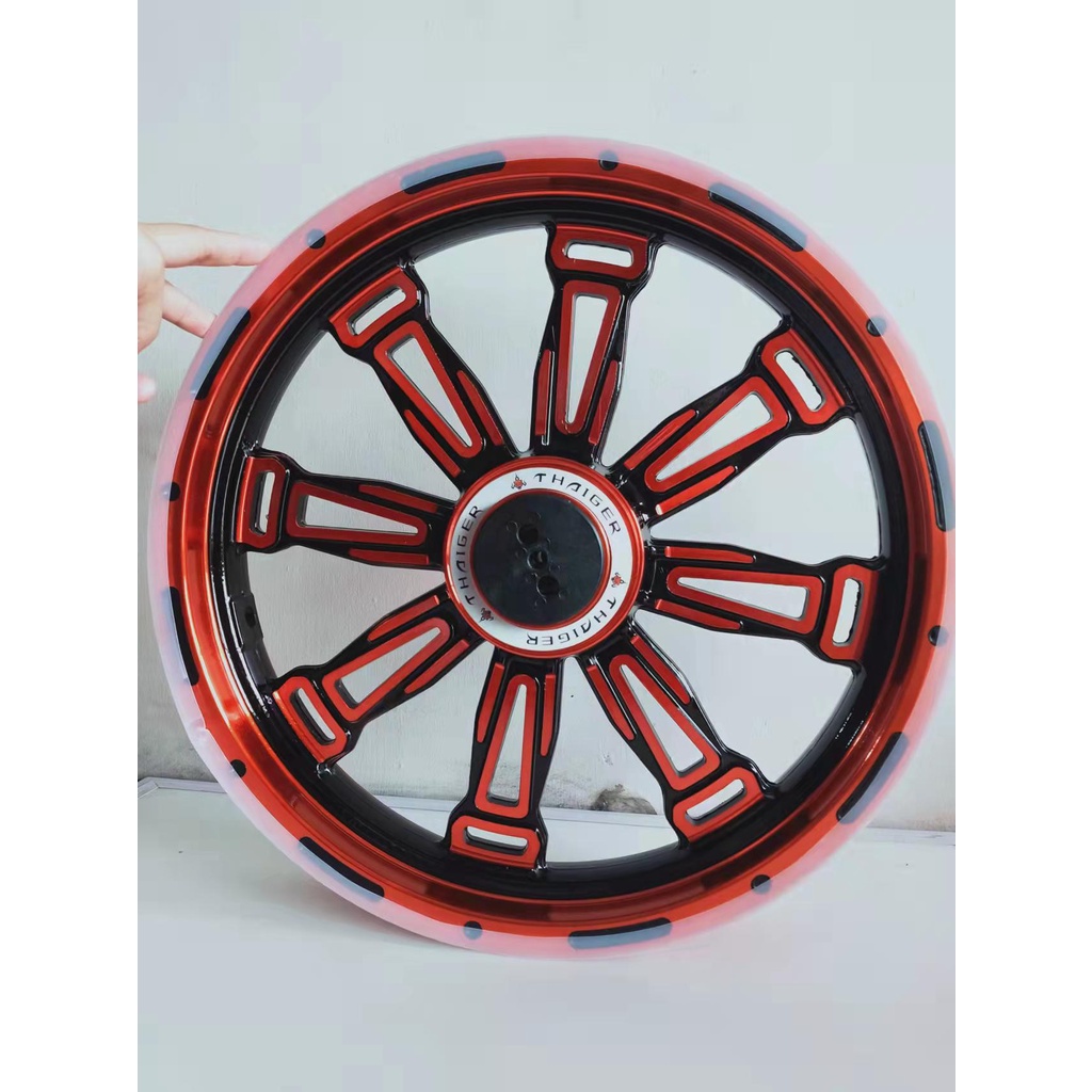 COD MOTORCYCLE MAGS MIO SOUL I 125 ALL BLACK WITH ORANGE 1 SET | Shopee ...