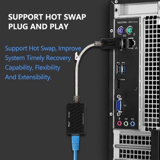 DTECH USB Extension Adapter USB to RJ45 Extender Over Cat5 Cat5e ...