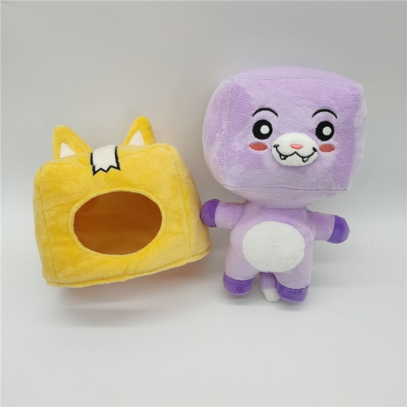set Lankybox BOXY FOXY ROCKY Stuffed Toy Game Figure Plush Doll Kids ...