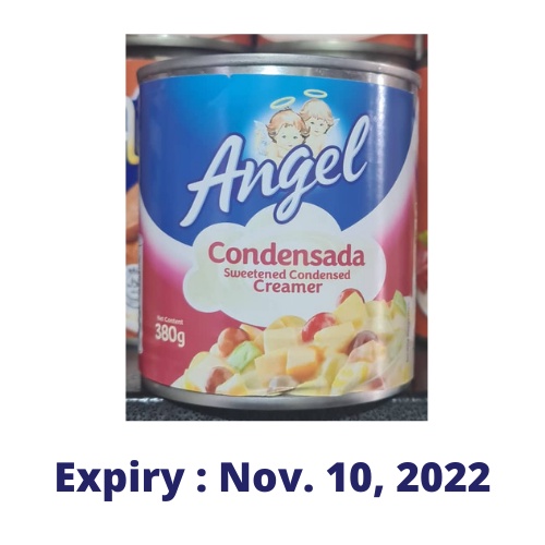 Angel Condensada Sweetened Condensed Milk 380g (Expiry : Nov. 10, 2022 ...