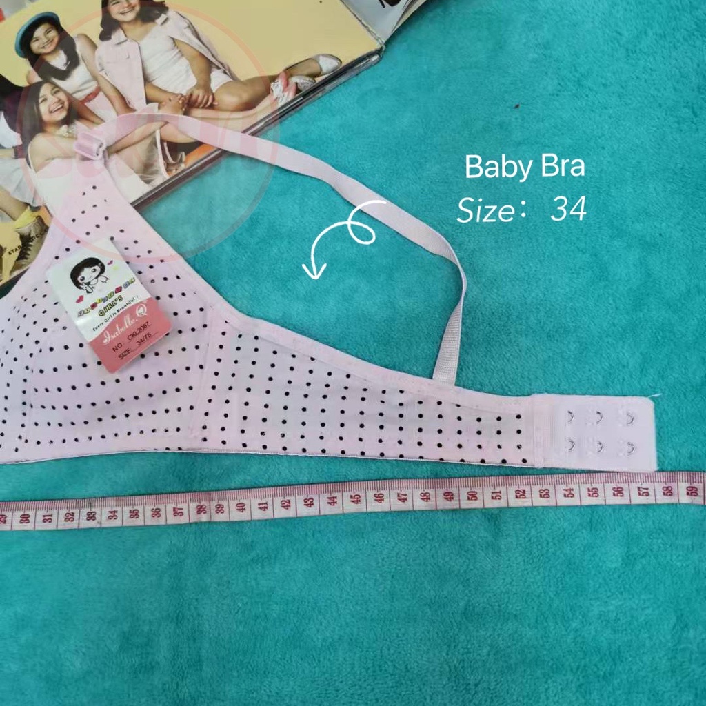 S3REN 3 pcs Teenager Baby Bra Girls Cotton Inner-wear★1-2 days delivery ...