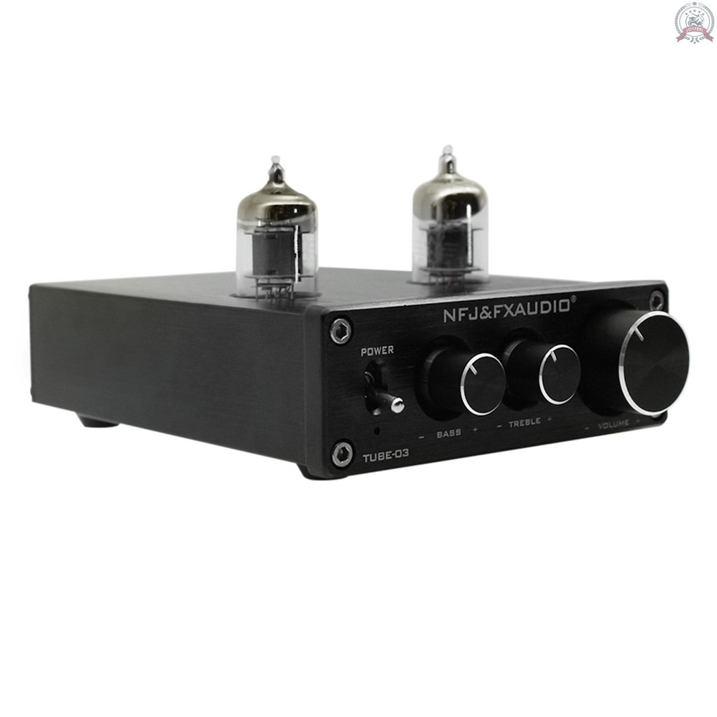FX-AUDIO TUBE-03 Mini HiFi Audio Preamplifier 6K4 Vacuum Tube Amplifier ...