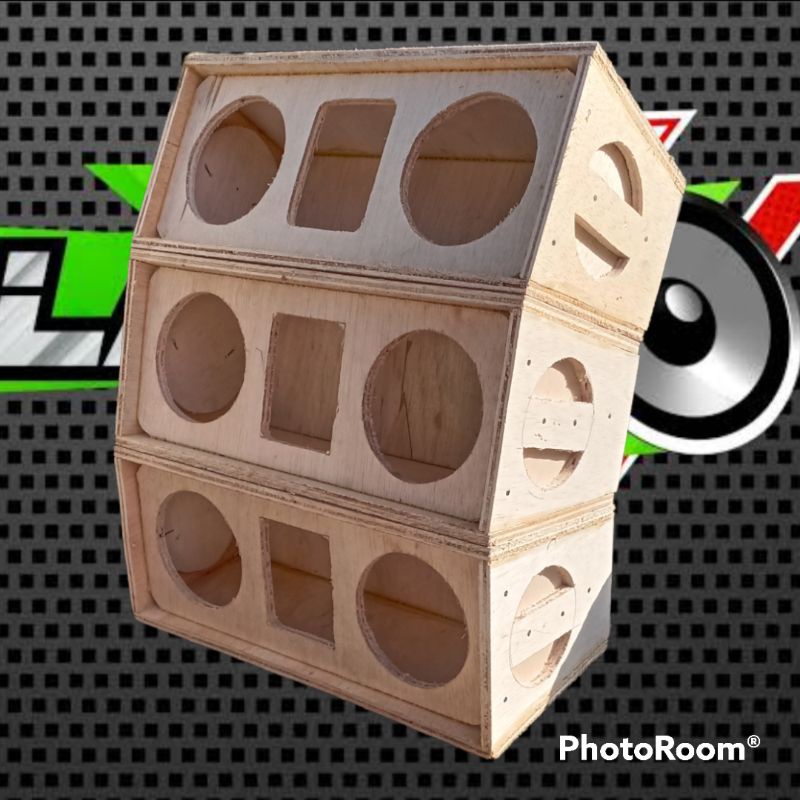 Box speaker line array 4 Inch DOUBLE + Tweeter audak AX65 | Shopee ...