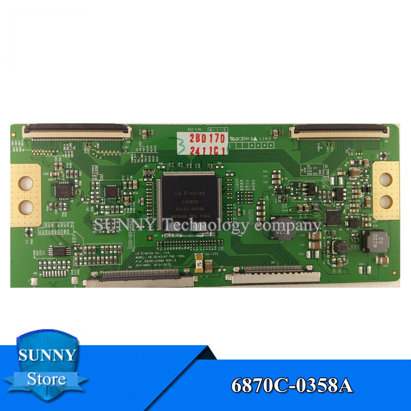 1Pc TCON Board V6 32/42/47 FHD 120Hz 6870C-0358A Ver1.0 TV T-CON Logic ...