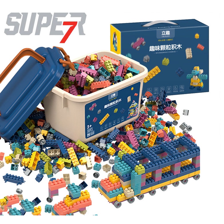 80-520pcs toys Gifts for children set children's particle blocks ...