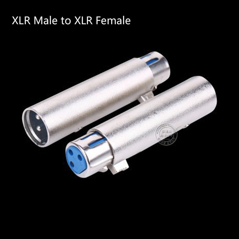1 Piece XLR connector Hot 3-Pin XLR Male to 3pin Female Gender Socket ...