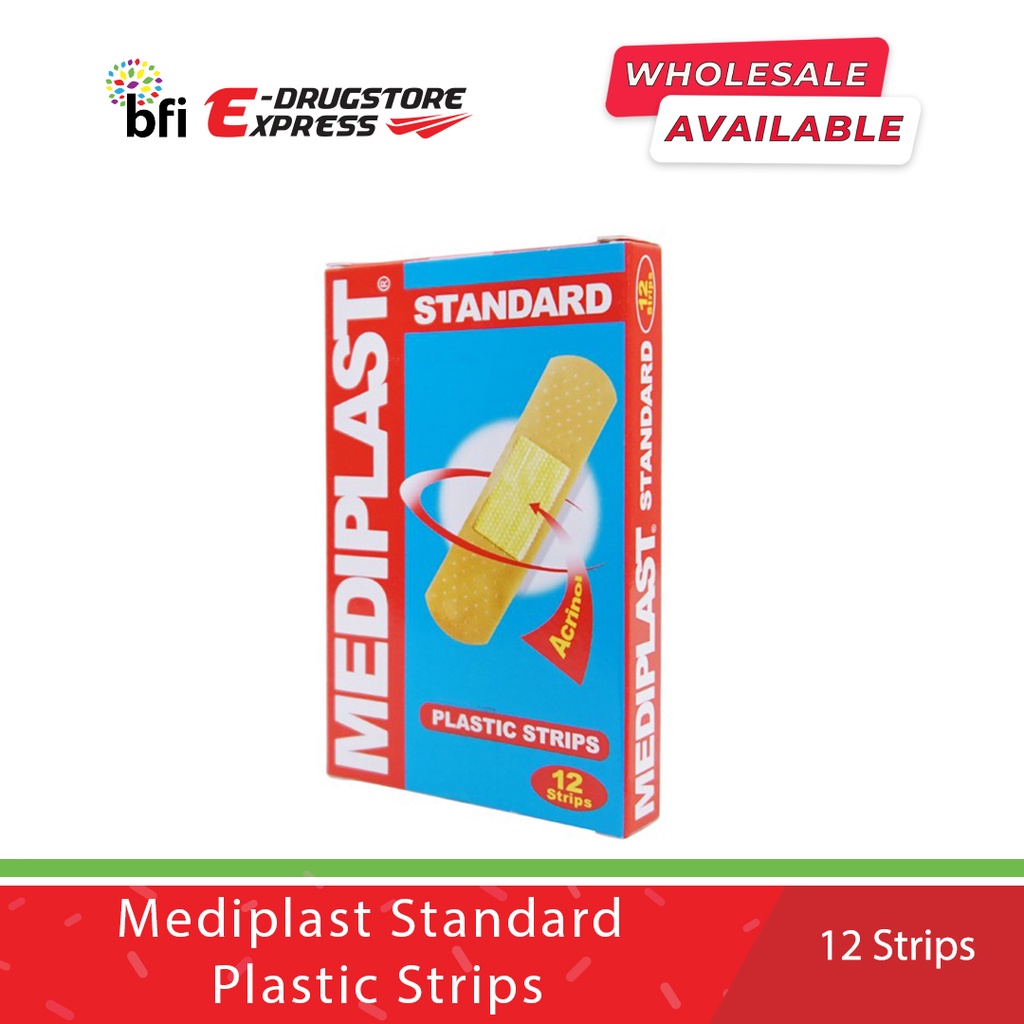 BFI E-Drugstore Mediplast Standard Plastic Strips 12's | Shopee Philippines